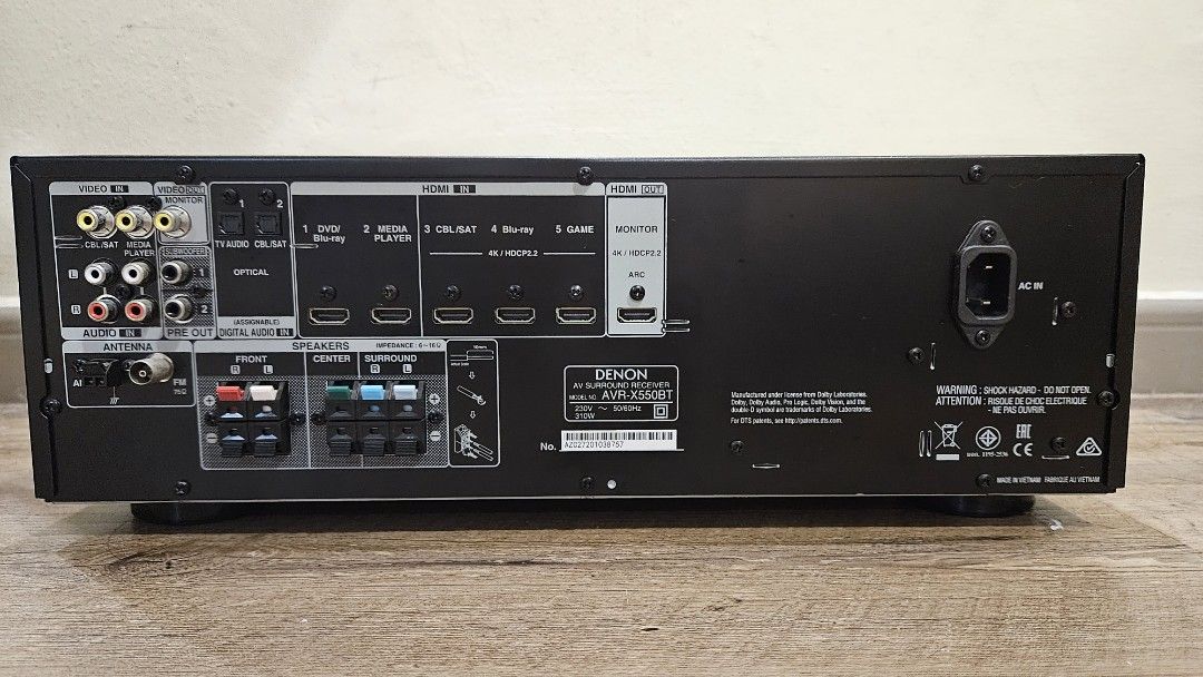 [NEW, PRICE NEGOTIABLE] Denon Receiver + Polk Speakers, Audio ...