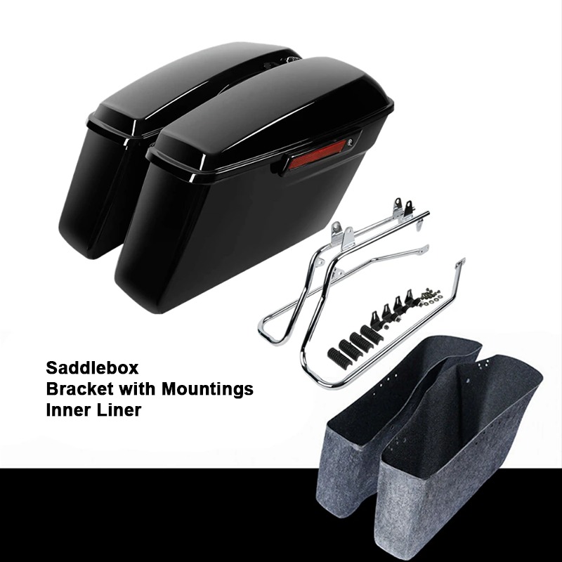 [NEW] Motorcycle Hard Saddlebag/ Sidebox, Motorcycles, Motorcycle ...