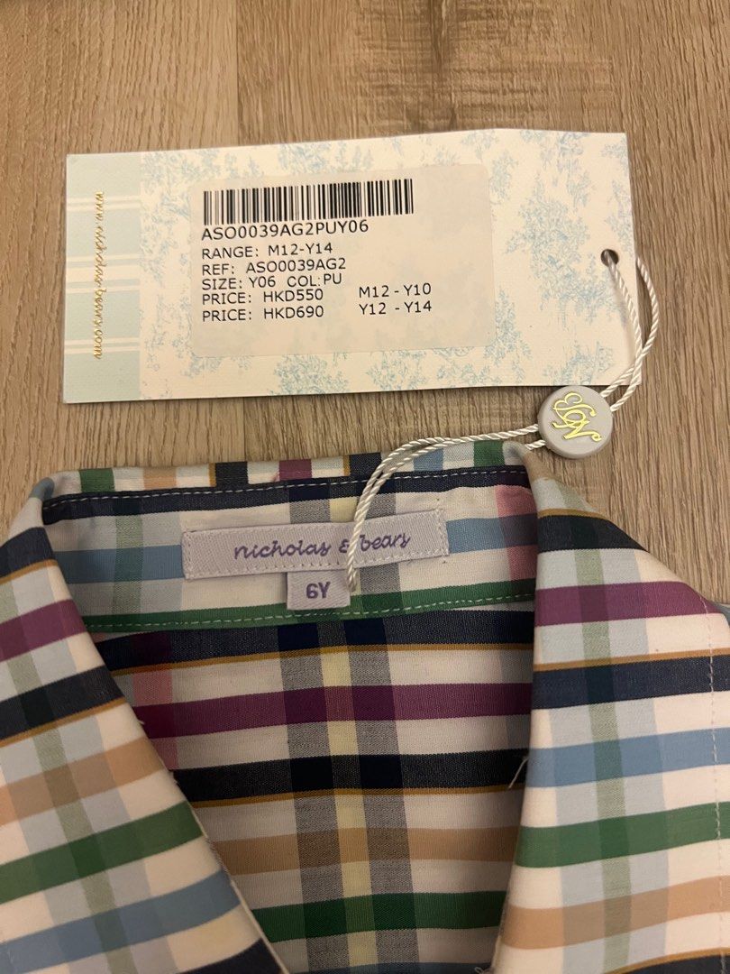 Nicholas and Bears Boys Dress Shirt, 兒童＆孕婦用品, 嬰兒及小童流行時尚 - Carousell
