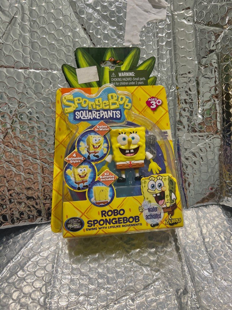 Nickelodeon Spongebob Squarepants Robo Swim Robofish Action Figure ...