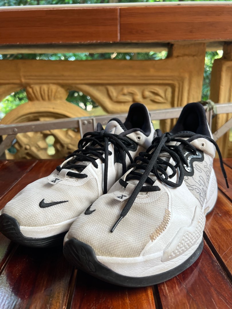 Nike Air PG 5 White Glacier Blue, Men's Fashion, Footwear, Sneakers on ...