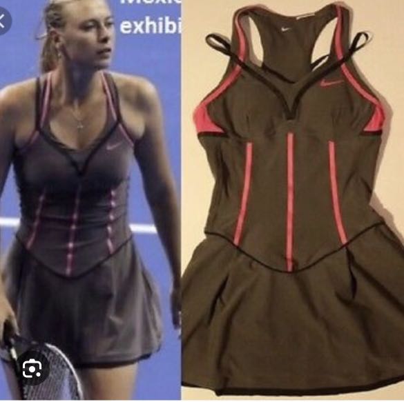 Nike Maria Sharapova Corset Tennis Dress, Women's Fashion, Activewear ...