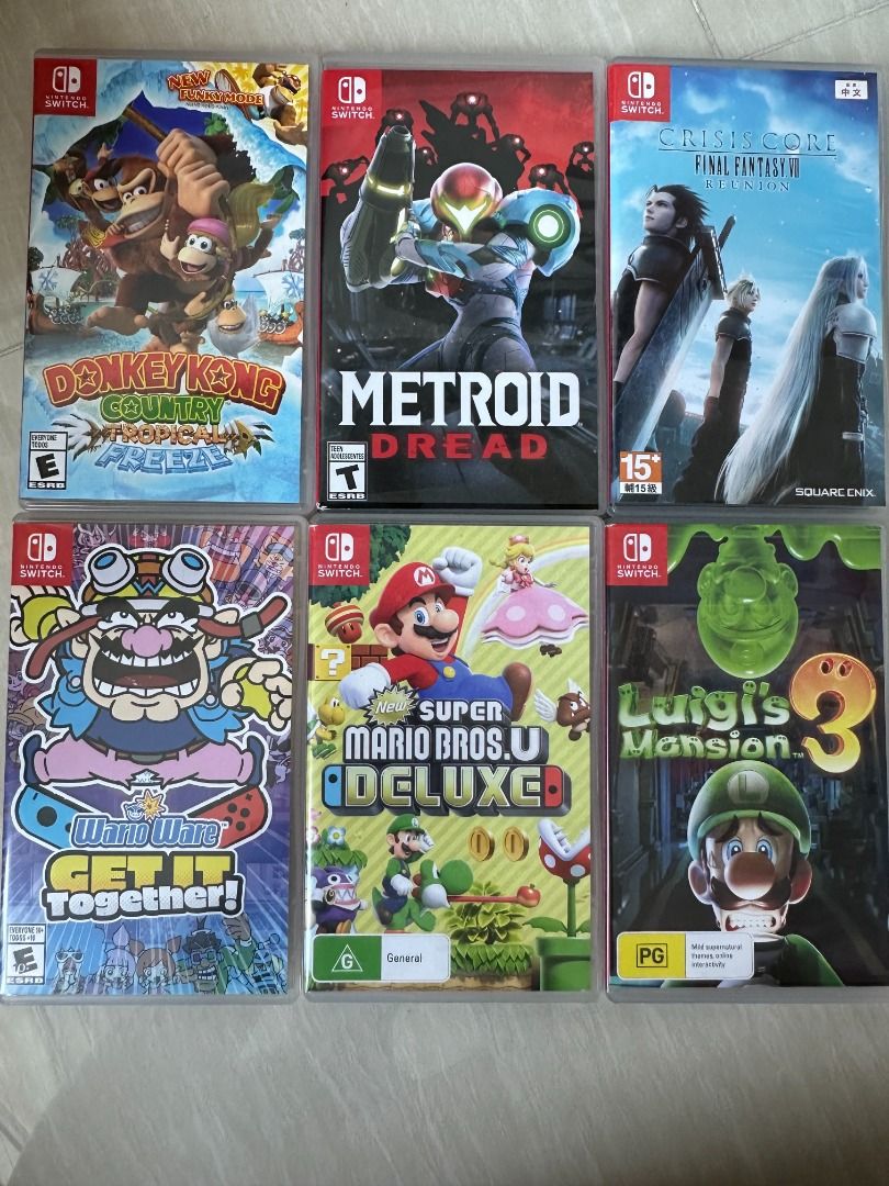 Nintendo Donkey Kong, Metroid Dread, Final Fantasy Crisis Core (Chinese ...