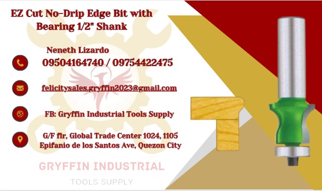 NO-DRIP EDGE BITS 1/2" SHANK, Commercial & Industrial, Industrial ...