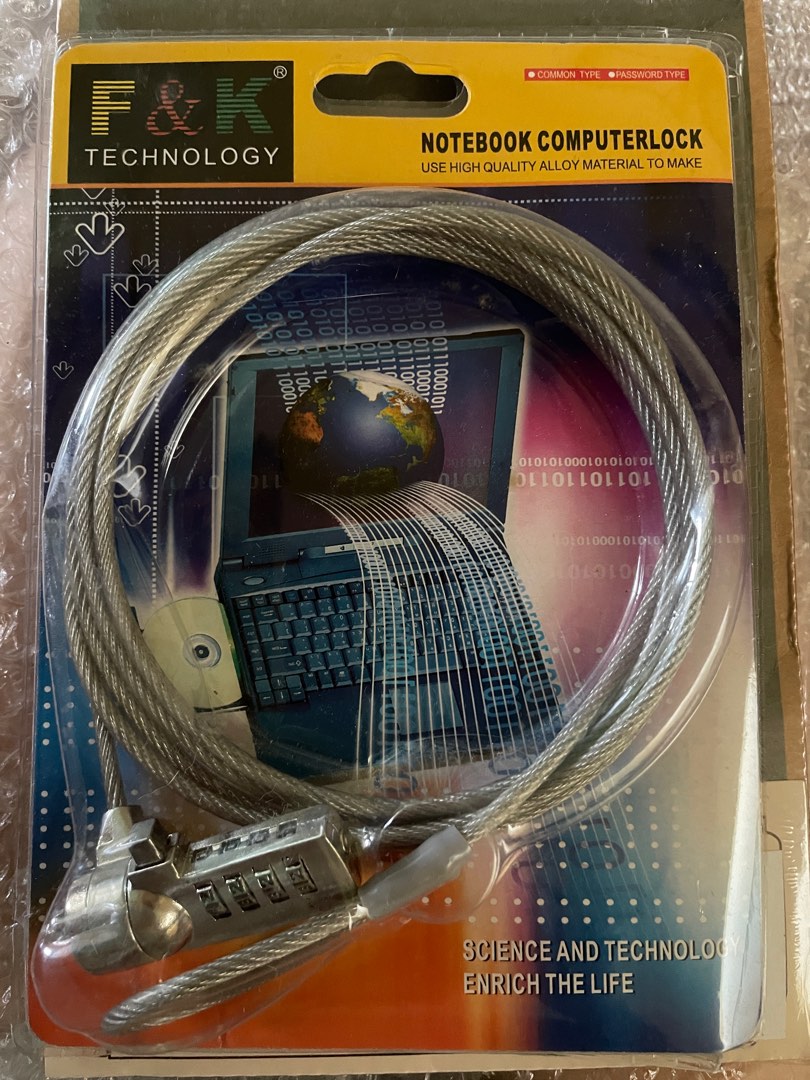 Notebook Computer Lock, Computers & Tech, Parts & Accessories, Other ...
