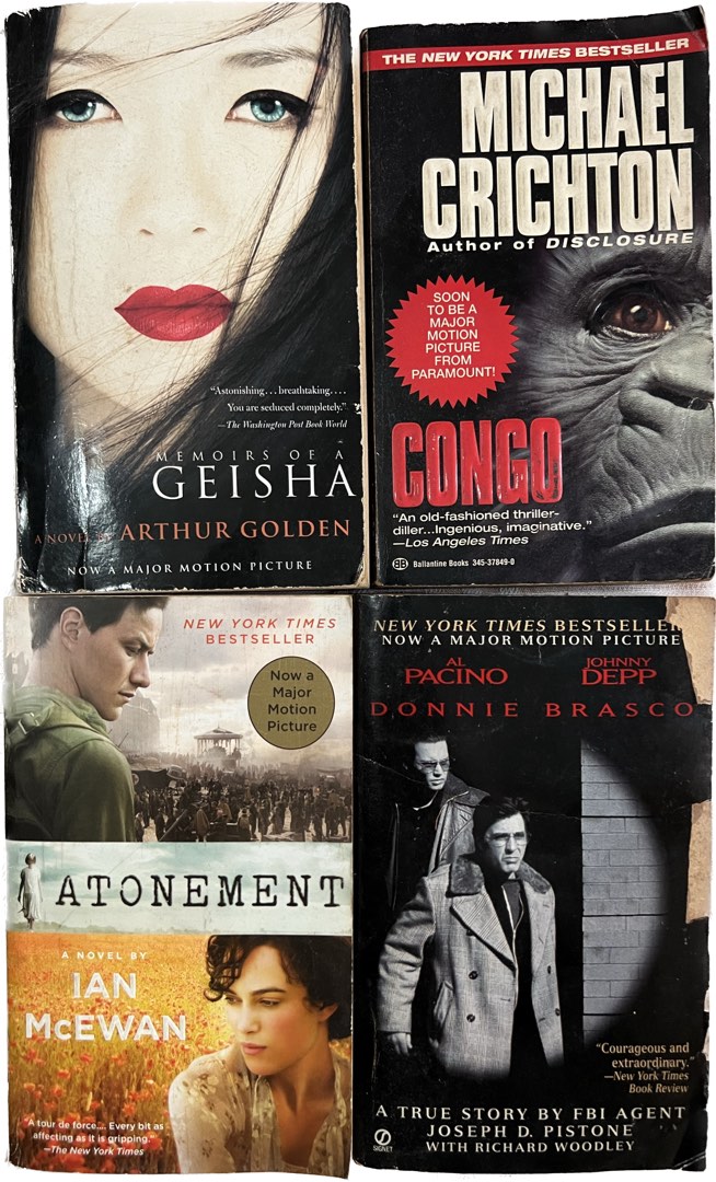 Book-to-Film Adaptations (4-Book Bundle), Hobbies & Toys, Books ...