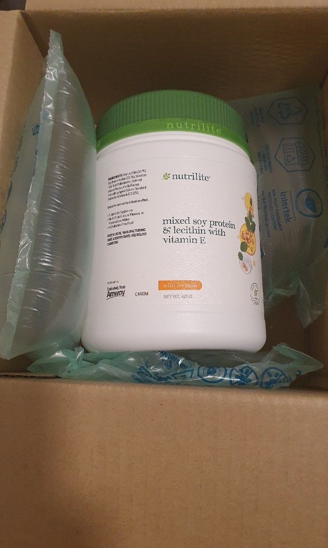 Nutrilite Mixed Soy Protein & Lecithin with Vitamin E 420g, Health ...