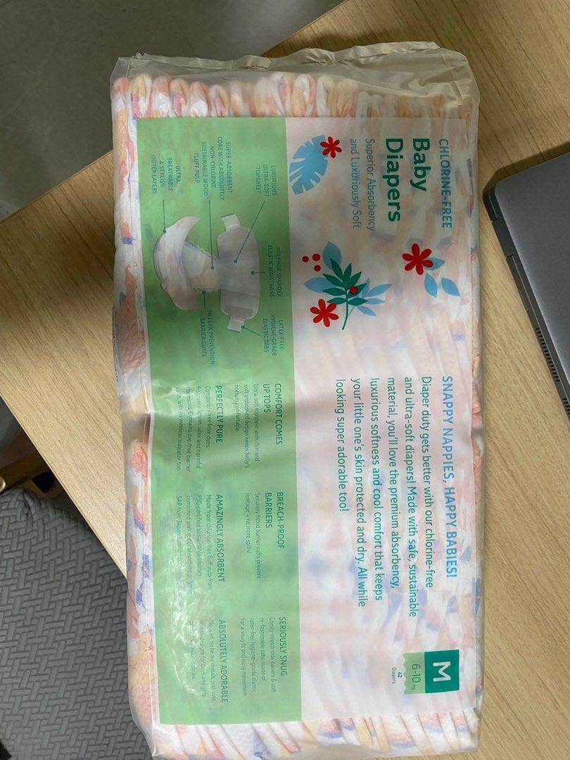 Offspring M size Diaper (42 pieces per pack), Babies & Kids, Bathing ...