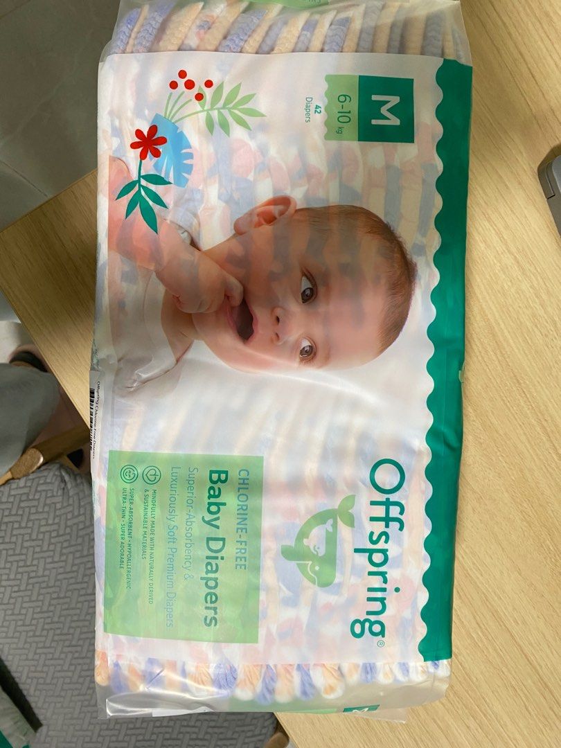 Offspring M size Diaper (42 pieces per pack), Babies & Kids, Bathing ...