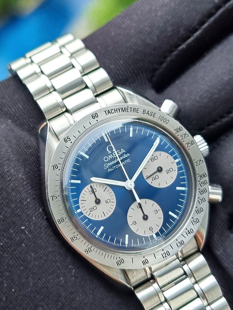 OMEGA SPEEDMASTER SPEED MASTER REDUCED AUTO AUTOMATIC BLUE JAPAN ...