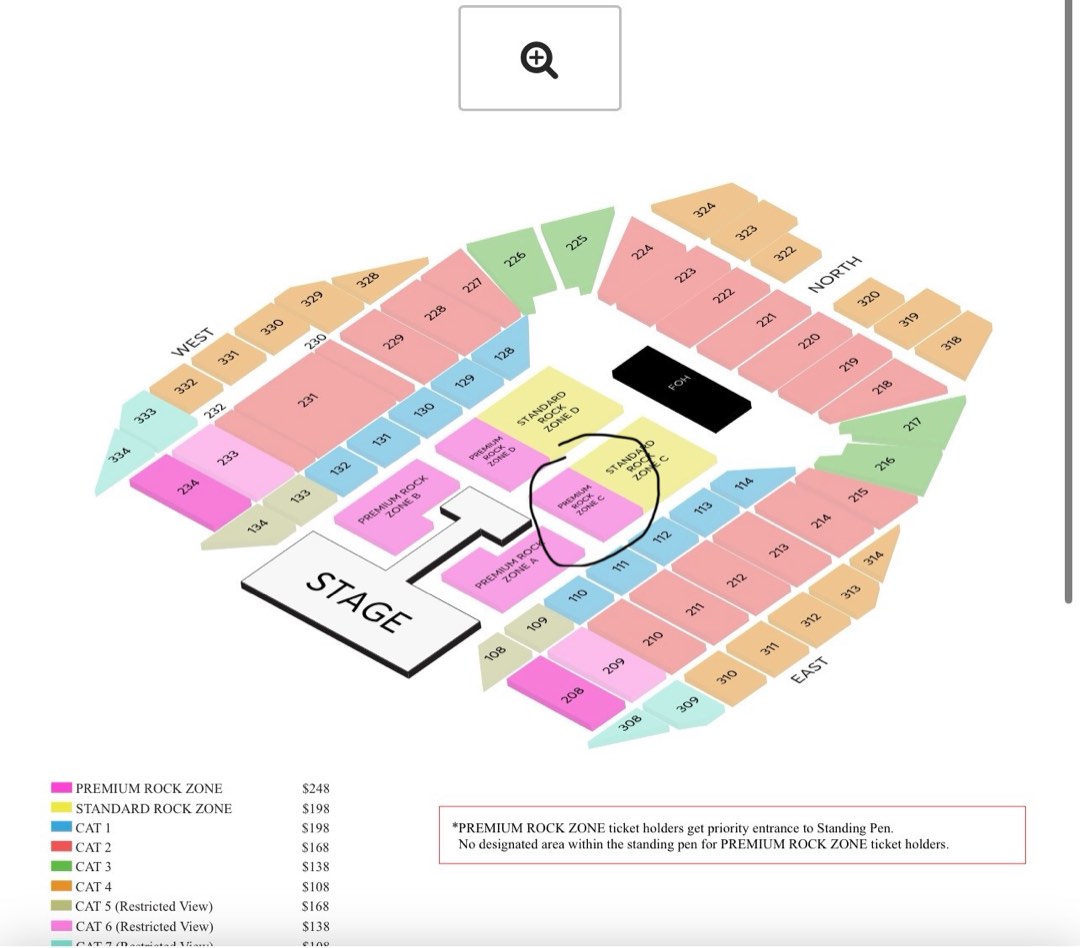 One Ok Rock Premium Zone C, Tickets & Vouchers, Event Tickets on Carousell