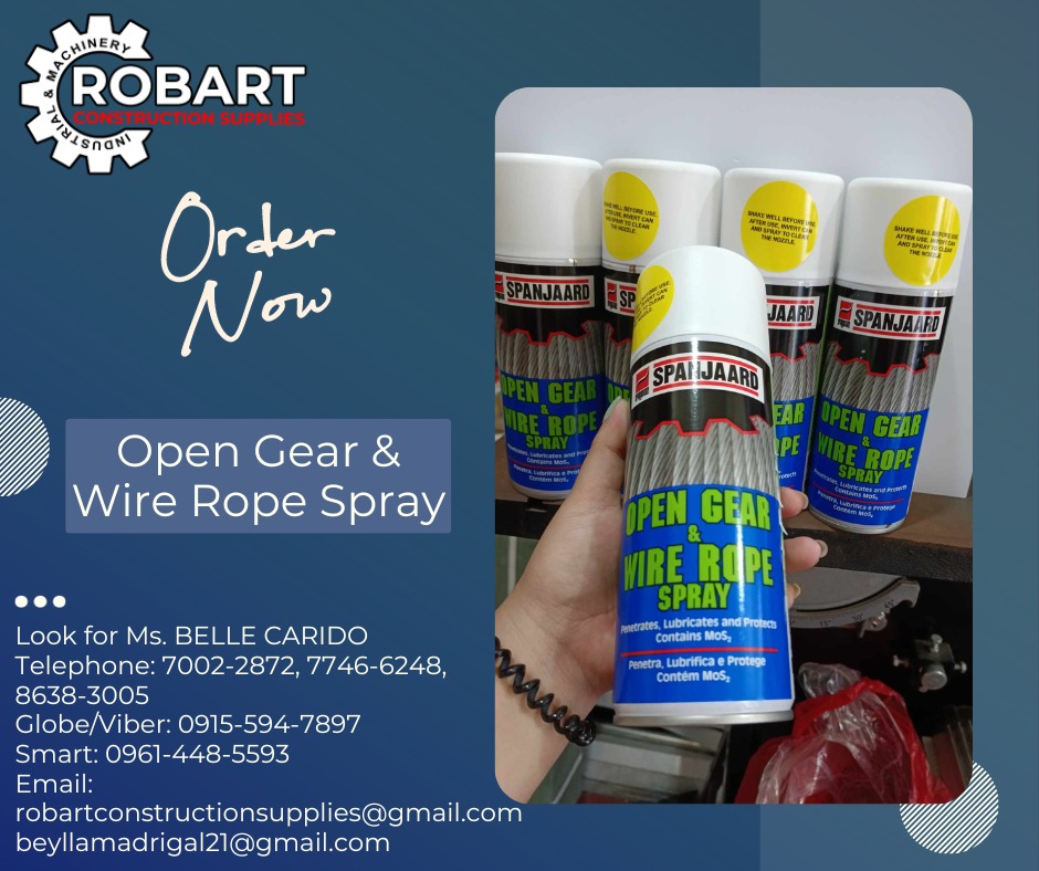 Open Gear & Wire Rope Spray, Commercial & Industrial, Construction ...