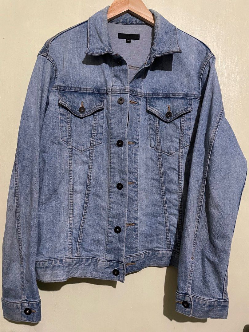Original Uniqlo Denim Jacket, Men's Fashion, Coats, Jackets and ...