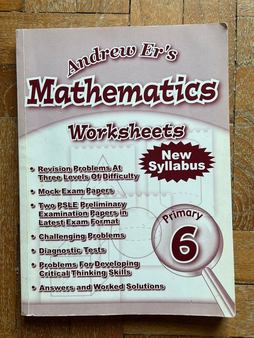 P6 Maths Andrew Er, Hobbies & Toys, Books & Magazines, Assessment Books ...