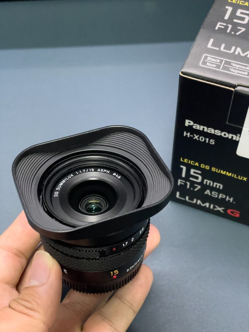 Panasonic 15mm F/1.7 Prime Lens, Photography, Lens & Kits on Carousell
