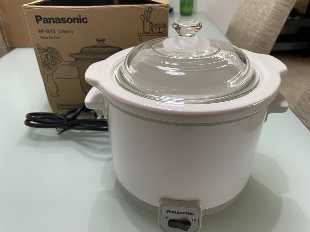 Panasonic slow cooker 1.5L, Furniture & Home Living, Kitchenware ...