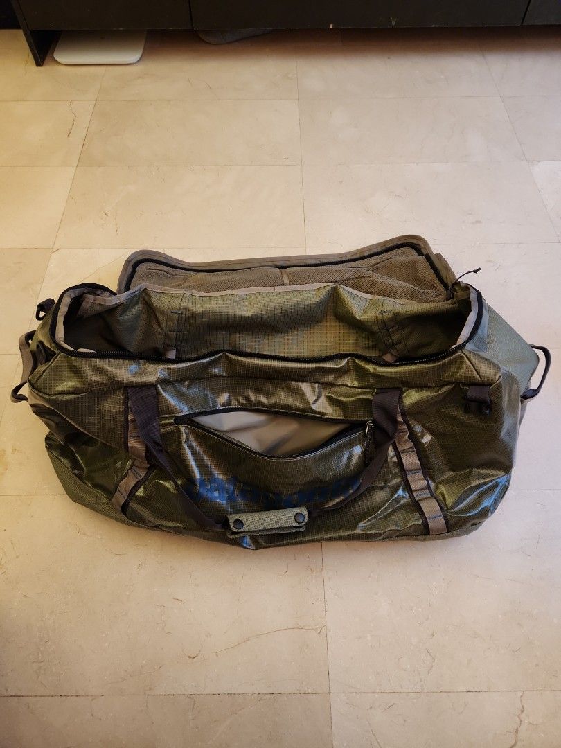 Patagonia 100L Black Hole Duffel Bag, Sports Equipment, Hiking ...