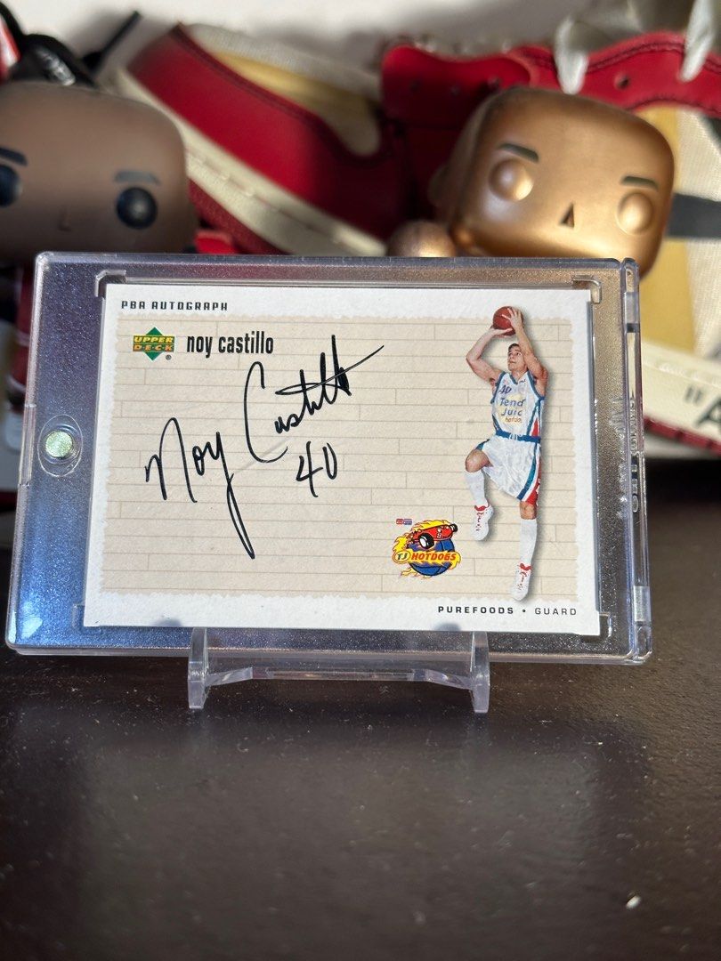 PBA Vintage Cards Autograph - Noy Castillo Auto, Hobbies & Toys ...