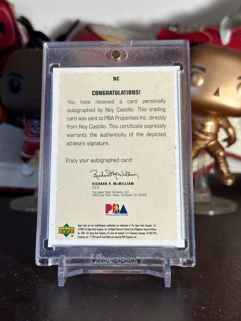 PBA Vintage Cards Autograph - Noy Castillo Auto, Hobbies & Toys ...