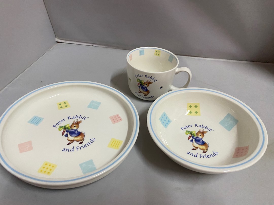 Peter rabbit and friends ceramic Beatrix potter set, Furniture & Home ...