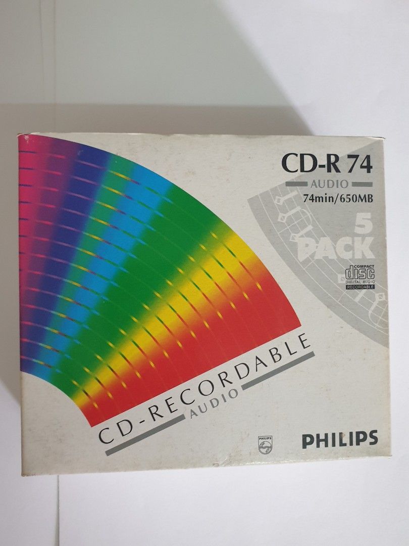 Philips cd-r Audio 74 minutes, Computers & Tech, Parts & Accessories ...