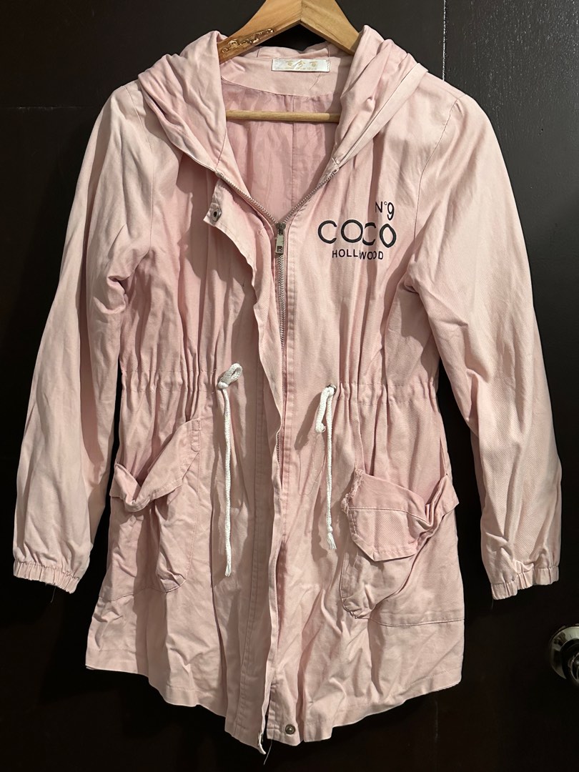 Pink Parka Jacket, Women's Fashion, Coats, Jackets and Outerwear on ...