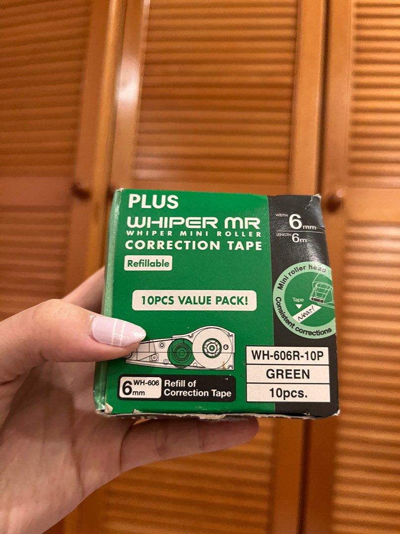 PLUS Whiper Mr Mini Roller Correction Tape refill, Hobbies & Toys ...