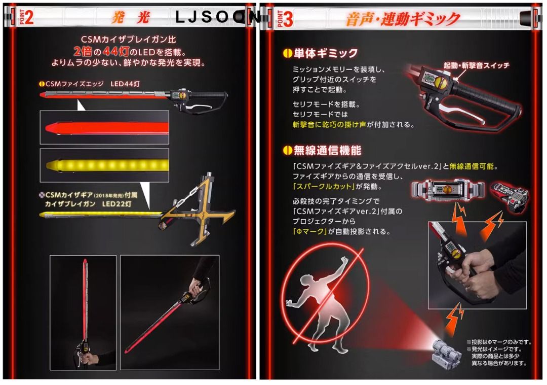 PO Premium Bandai Kamen Rider 555 CSM Faiz Edge Mission Memory 20th ...