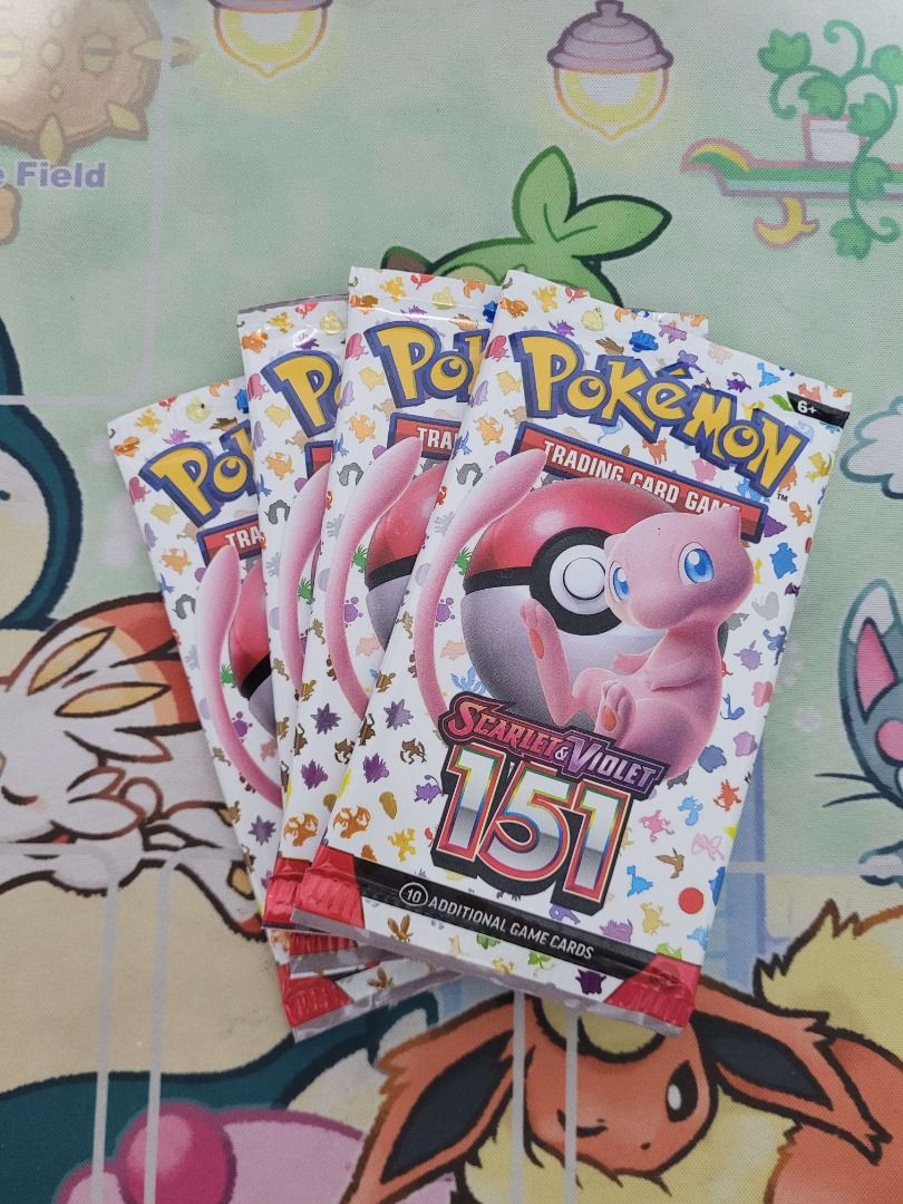 Pokemon 151 Packs TCG Cards Charizard Mew, Hobbies & Toys, Toys & Games ...