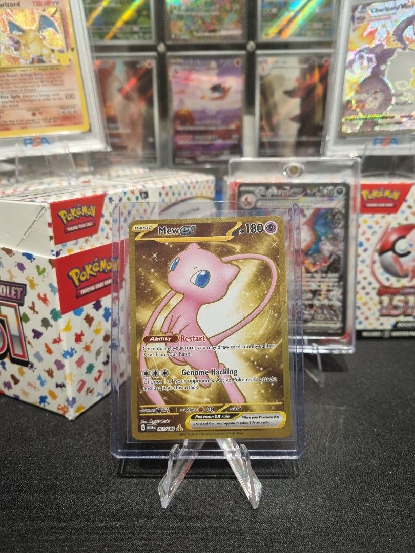 Pokemon 151 SV3.5 Gold Mew Ex, Hobbies & Toys, Toys & Games on Carousell