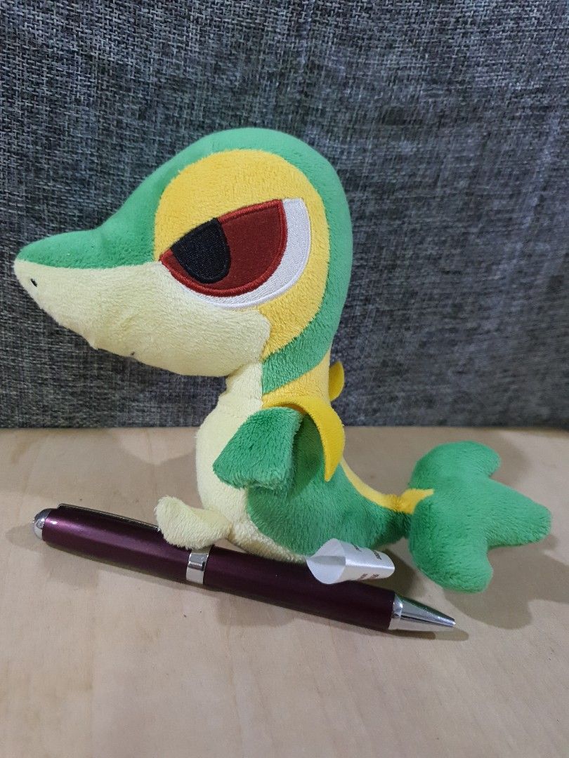 Pokemon Center Snivy plush 16cm, Hobbies & Toys, Toys & Games on Carousell