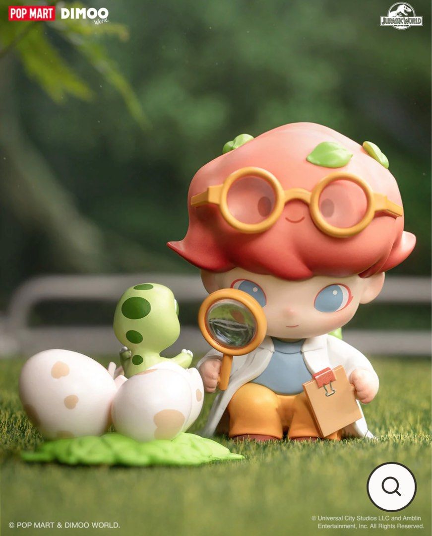 POPMART DIMOO JURRASIC WORLD DINOSAUR EGG RESEARCHER, Hobbies & Toys ...