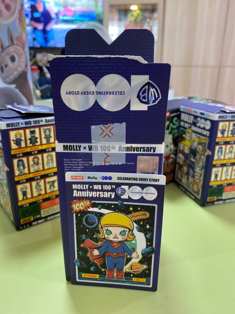 Popmart Molly superman, Hobbies & Toys, Toys & Games on Carousell