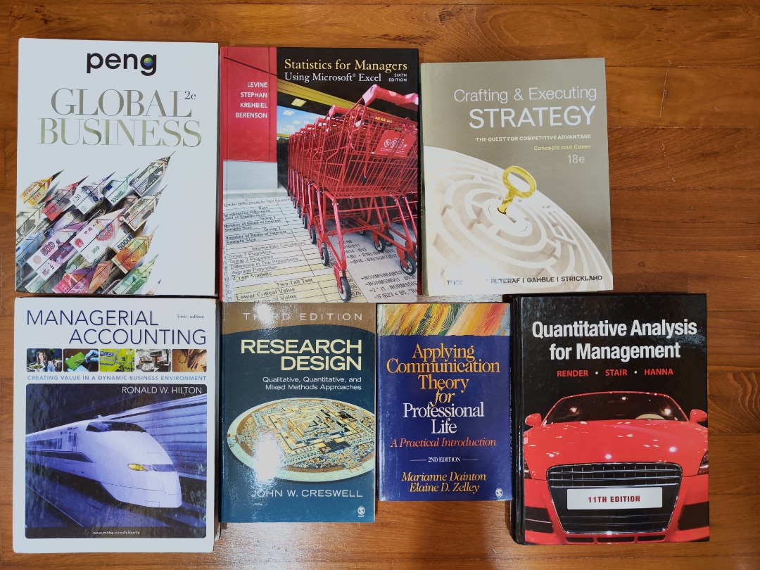 Pre-loved MBA textbooks for sale, Hobbies & Toys, Books & Magazines ...