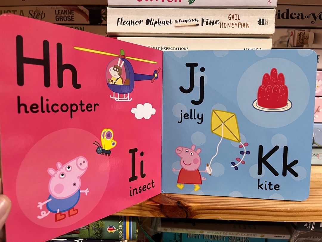 Preloved Peppa Pig ABC with Peppa Board Book Children’s Book, Hobbies ...