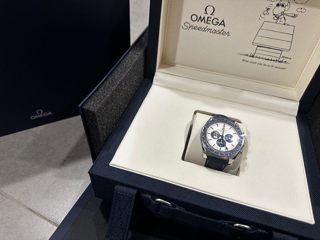 Priced to sell. Omega Snoopy 50th Anniversary, Luxury, Watches on Carousell