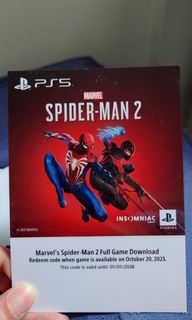 PS5 Marvel Spider-Man 2 digital game voucher, Video Gaming, Video Games ...