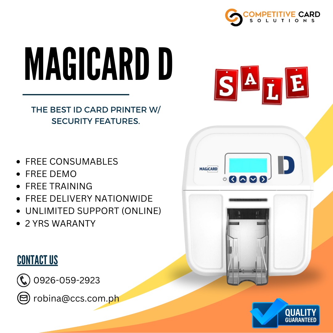 PVC THERMAL ID CARD PRINTER, Computers & Tech, Printers, Scanners ...