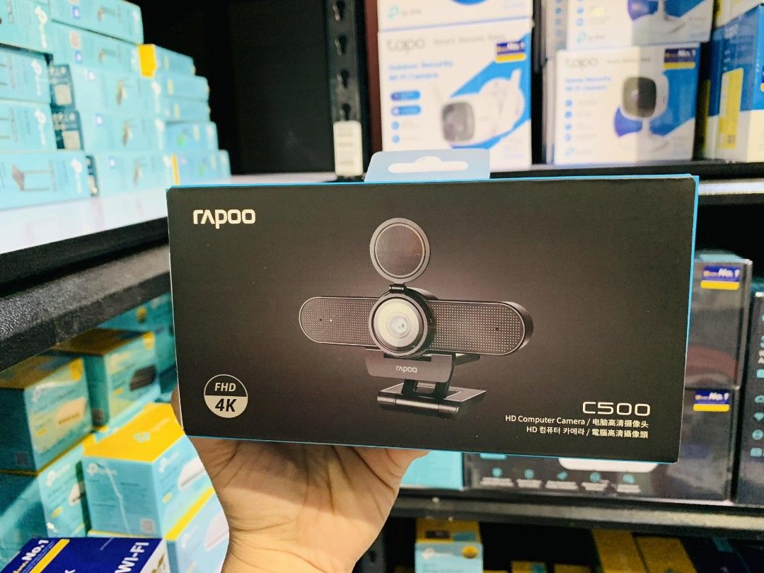 Rapoo C500 4K 2160P Full HD Webcam with Privacy Cover USB, Computers ...