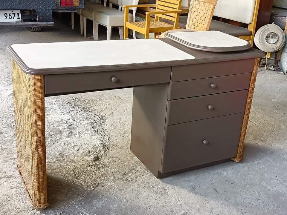 Rattan study table, Furniture & Home Living, Furniture, Tables & Sets ...