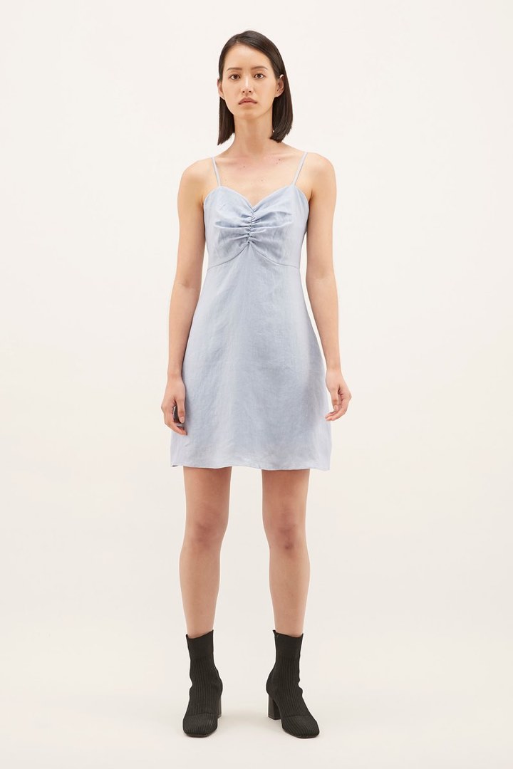 Reah Linen Mini Dress, Women's Fashion, Dresses & Sets, Dresses on ...
