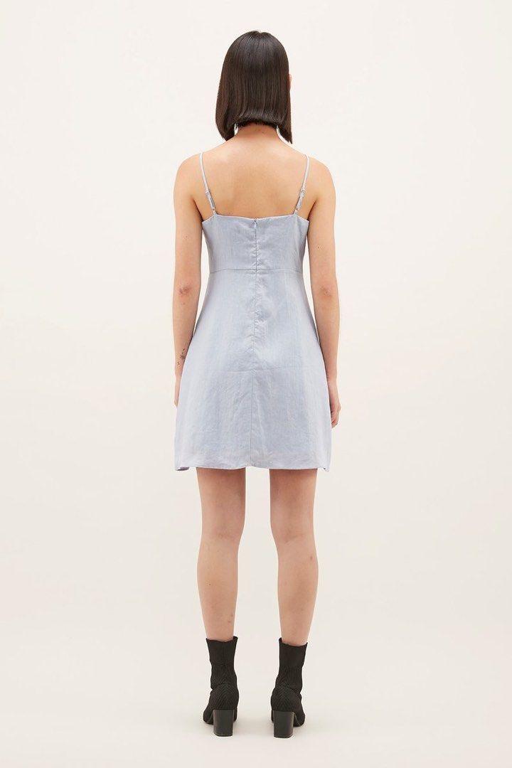 Reah Linen Mini Dress, Women's Fashion, Dresses & Sets, Dresses on ...
