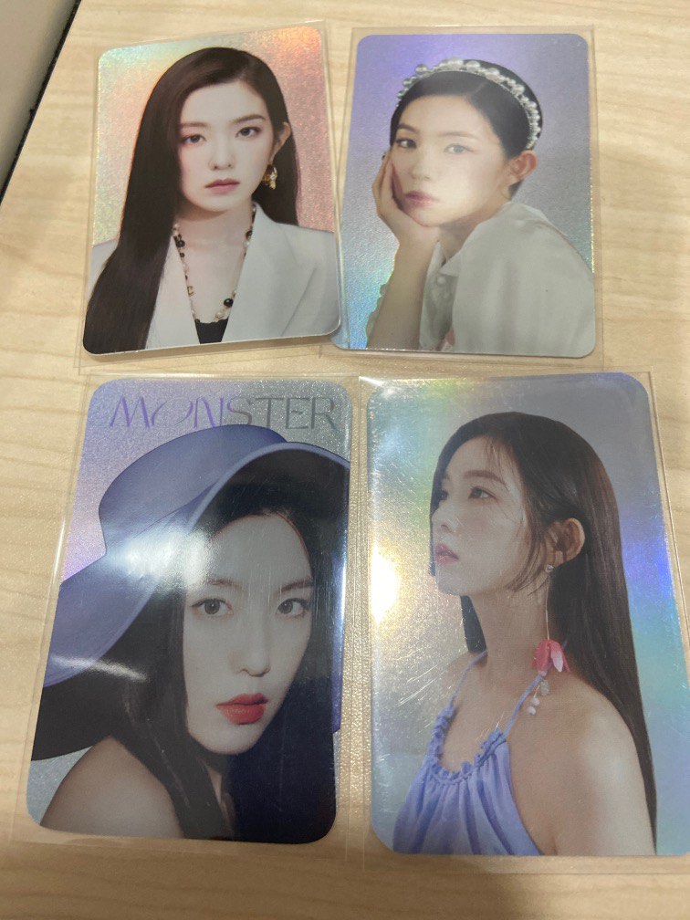 red velvet irene card 小卡, 興趣及遊戲, 收藏品及紀念品, 韓流 - Carousell