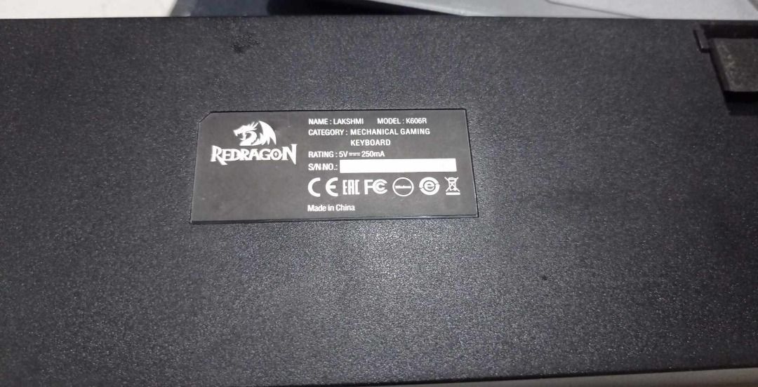 Reddragon Lakshmi K606 | Mechanical Keyboard, Computers & Tech, Parts ...