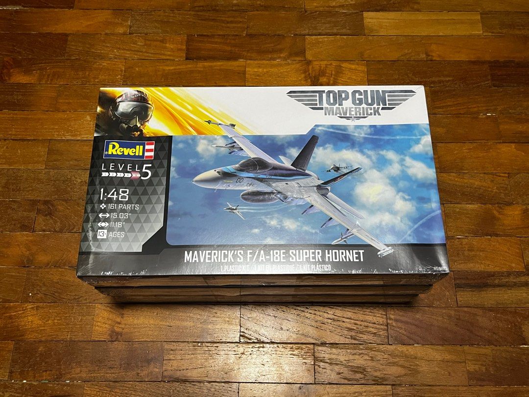 Revell Top Gun 1/48 F/A-18 F/A-18E Super Hornet Aircraft Model Kit ...