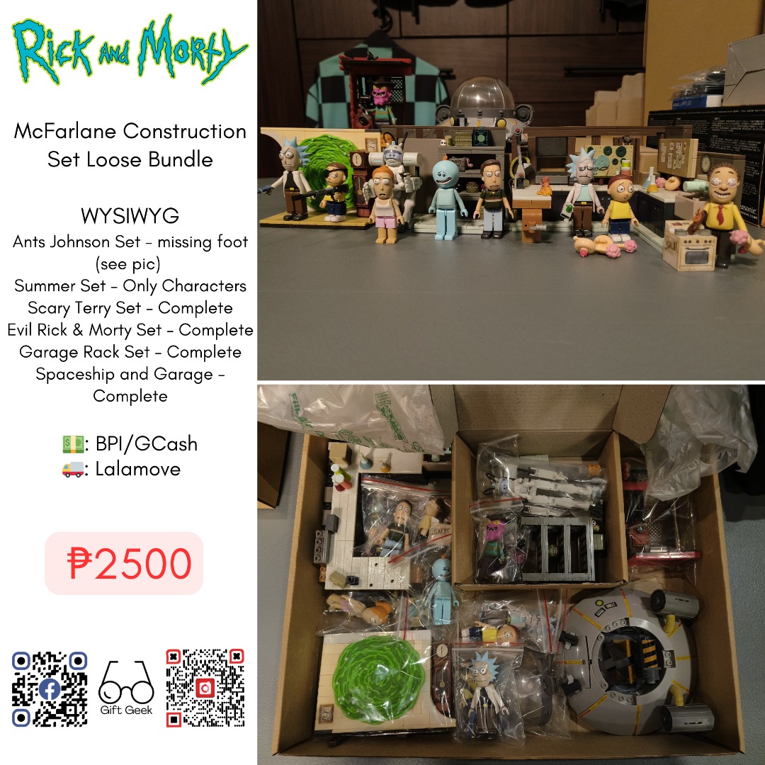 Rick and Morty Construction Set Loose Bundle, Hobbies & Toys, Toys ...