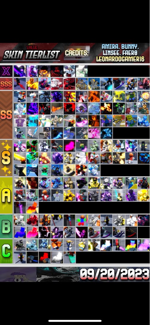 ROBLOX-AUT Skins and rare stand, 興趣及遊戲, 玩具 & 遊戲類 - Carousell