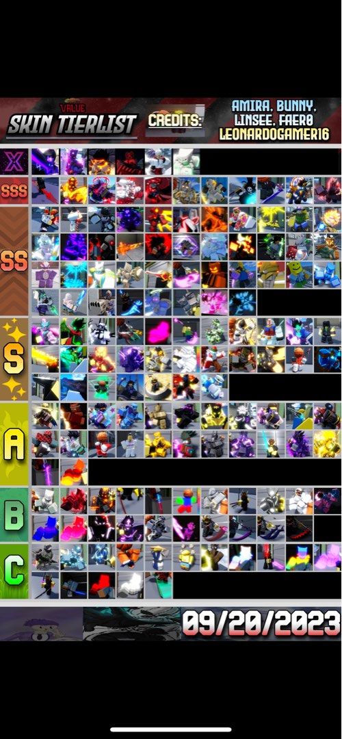 ROBLOX-AUT Skins and rare stand, 興趣及遊戲, 玩具 & 遊戲類 - Carousell