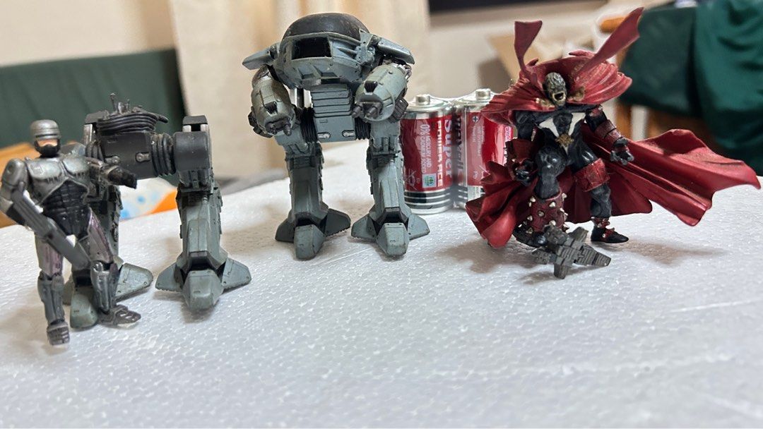 RoboCop and Spawn mini figurines, Hobbies & Toys, Toys & Games on Carousell