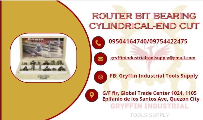 ROUTER BIT BEARING CYLINDRICAL-END CUT, Commercial & Industrial ...